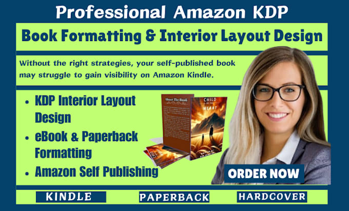 Amazon kdp book publishing, kdp book formatting and book editing by ...