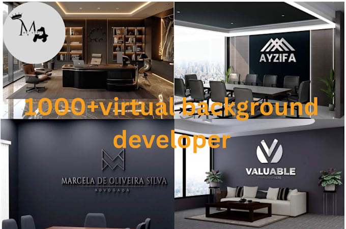 Create google meet and zoom virtual background by Ahmerahmii | Fiverr