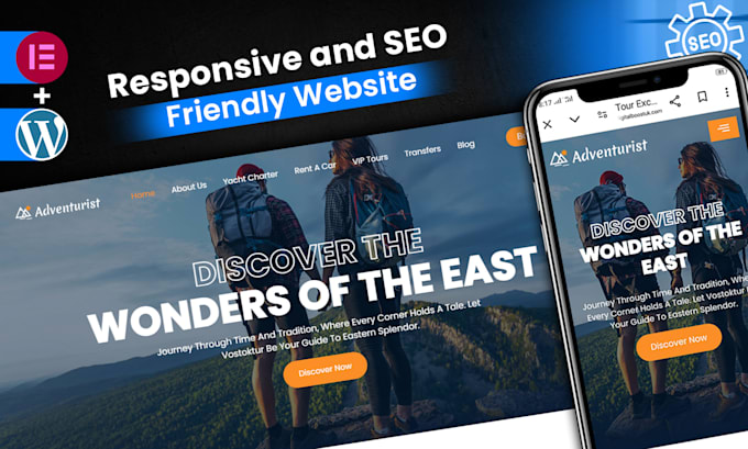Develop a responsive and seo friendly wordpress website by ...