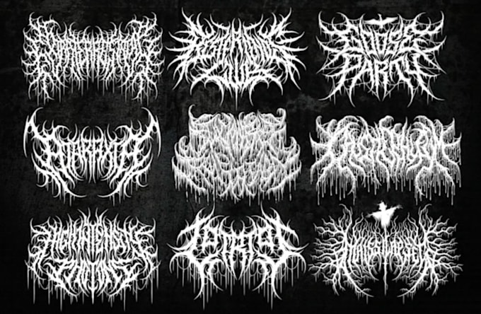 Draw a metal band logo by Victoria_madden | Fiverr