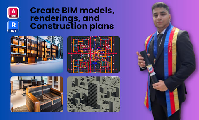 Create bim models, renderings, and plans for construction and ...