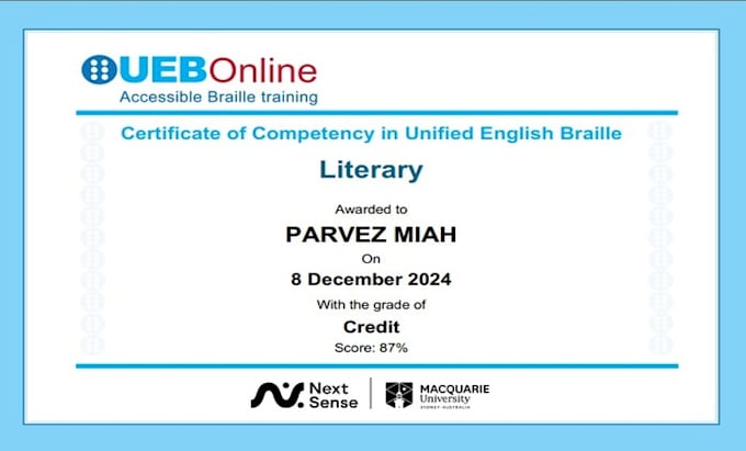 Convert braille to print or print to braille by Parvez167 | Fiverr