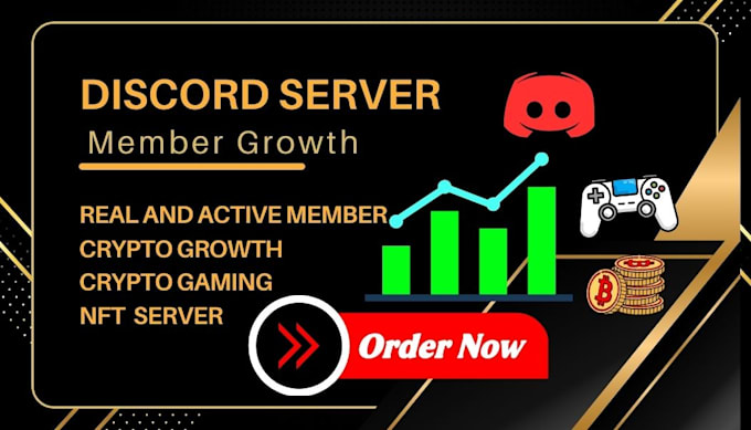Professional discord server member growth by Juel324 | Fiverr