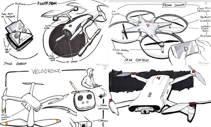 Draw product line art illustration technical manual instruction vector ...