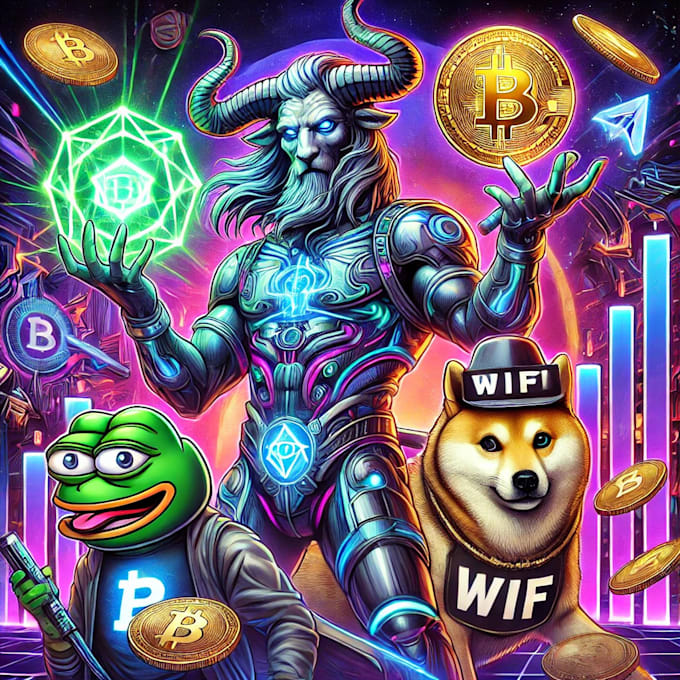 Create 2d meme coin animation crypto animation pepe meme token ...