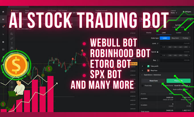 Build webull bot, ai stock bot, robinhood bot, moomoo bot, tradestation ...