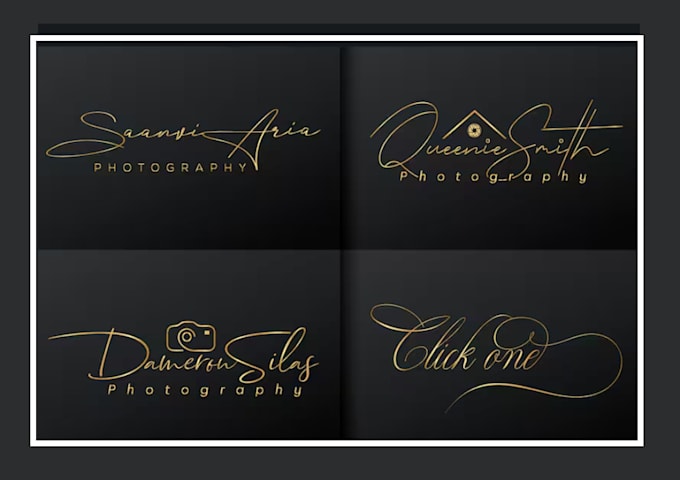 Do handwritten, signature, scripted, cursive logo by Lucindatb | Fiverr