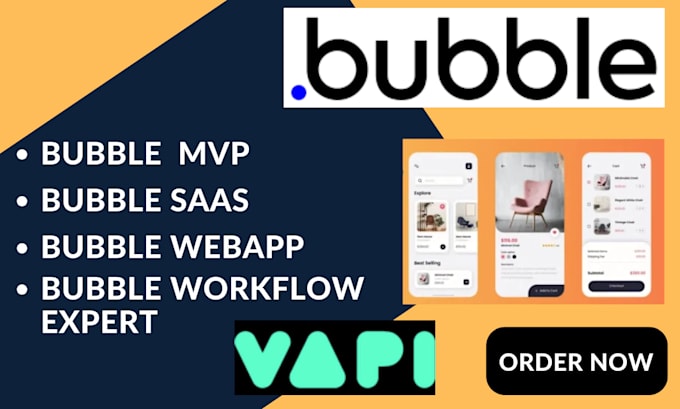 Do bubble api bubble messaging app, bubble chatgpt, figma to bubble saas, openai by Lucas ...