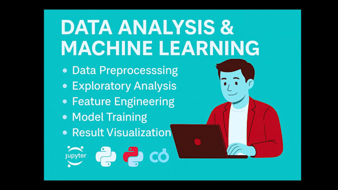 Use python, jupyter, and google colab for data analysis and ml by Manuuyego | Fiverr