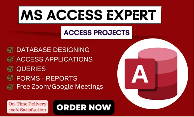Develop Microsoft Access Database Project And Assignments By Ayesha Noor1236 Fiverr