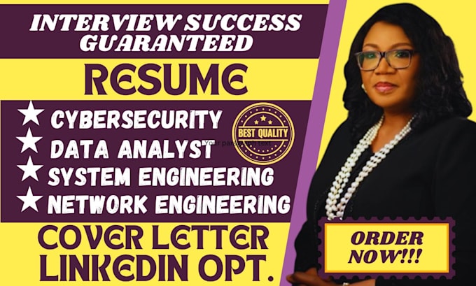 Write resume for it, faang, cybersecurity, software, engineer, system cv by Raytheontechnol | Fiverr