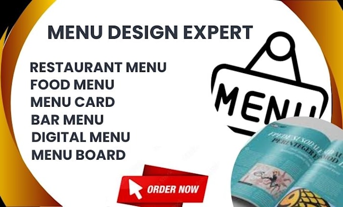 Design trendy restaurant menu, food truck menu, bar manu, salon digtal ...