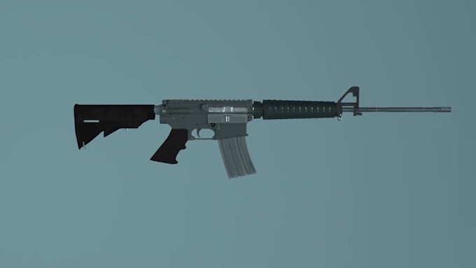 Create realistic 3d fps animation, 3d weapon, 3d gun model, 3d tps, 3d ...