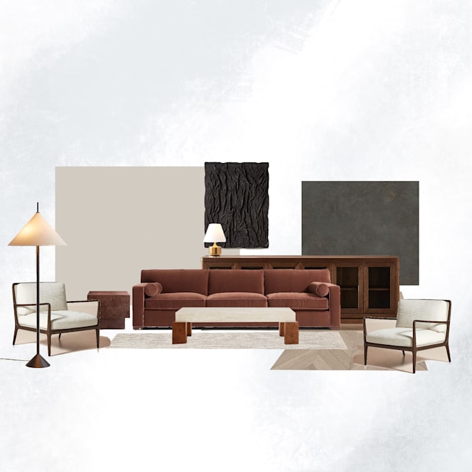 Create custom interior design moodboards by Daorsa_k | Fiverr