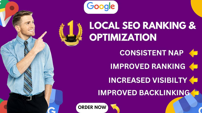 Be your monthly gmb local seo expert, for improve gmb map ranking by ...