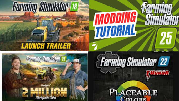 Create custom mods for farming simulator 19,22,25 and farm sim server ...