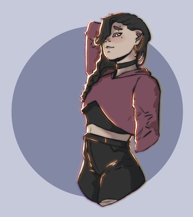 Draw your character art by Phoenixrosev | Fiverr
