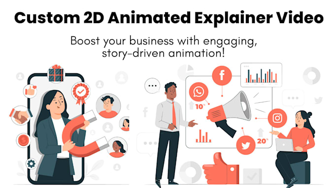 Create professional 2d animated explainer videos for business and ...
