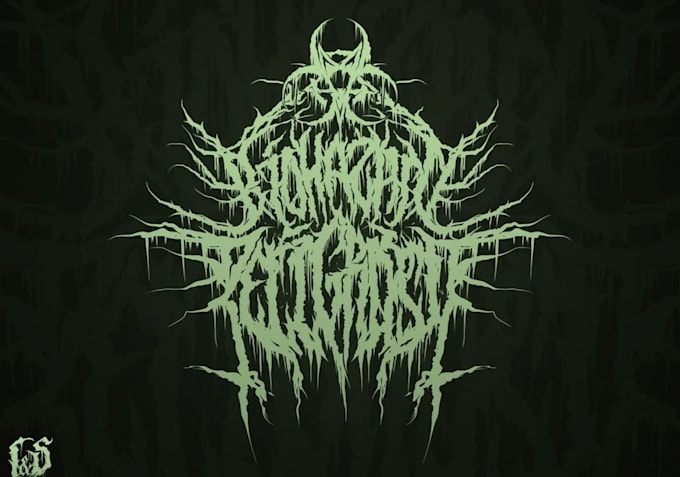 Design a slamming death metal logo font with chrome by Fred_baughn | Fiverr