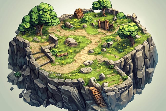 Create a fantasy atlas map, vector world map by Pengoxiko | Fiverr