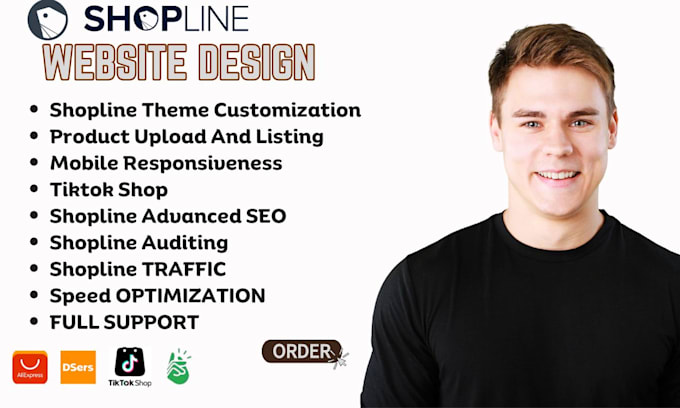 Design, redesign shopline website shopline listing marketing to boost ...