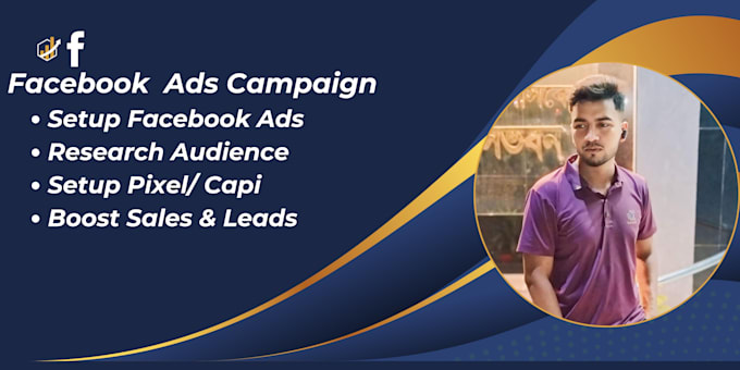 Create and setup fb page, manage, run meta ads, campaign manager by Ha ...
