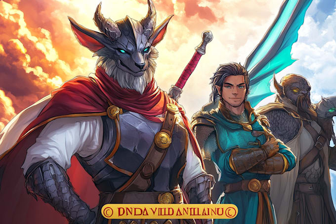 Make fantasy concept art and dnd characters design by Zahiranerry | Fiverr