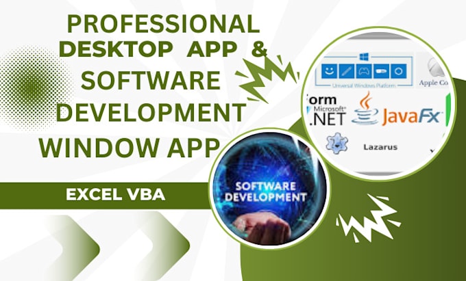 Develop desktop app, window app, excel vba macro formula, software ...