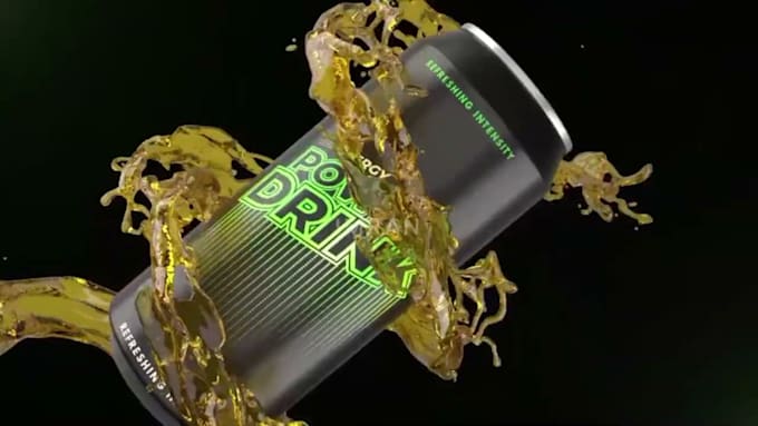 Do 3d beverage animation 3d soda animation 3d can animation 3d bottle ...