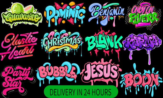 Custom graffiti airbrush logo or t shirt urban handstyle tag lettering ...