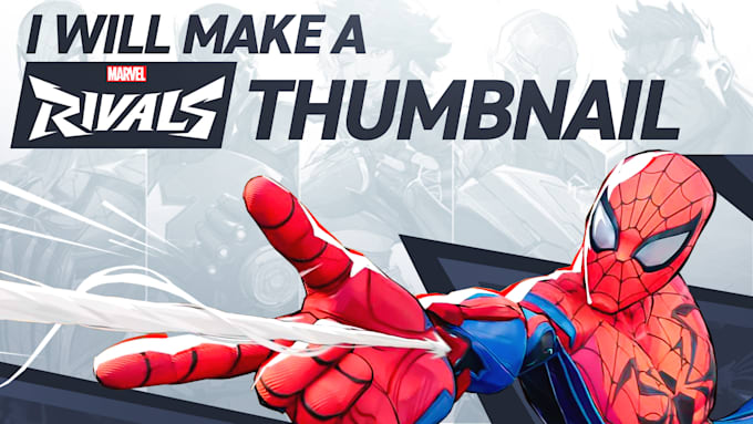 Make a professional marvel rivals thumbnail by Kold4k | Fiverr