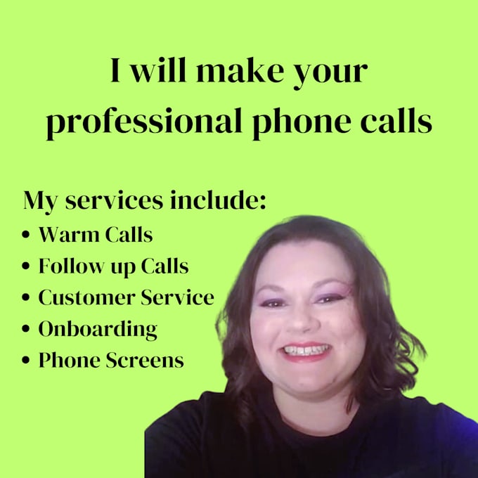 Make professional phone calls in the usa by Dani_kaun | Fiverr