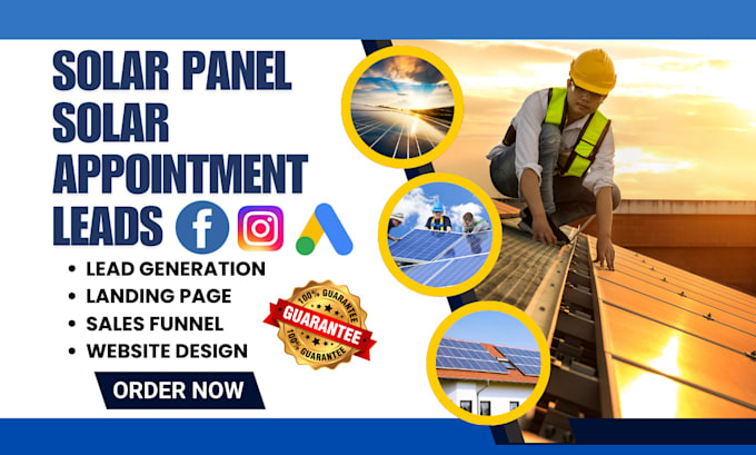 Design solar landing page to generate solar appointment leads solar ...