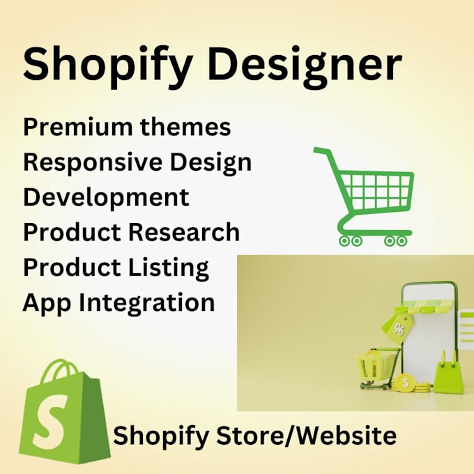 Design your shopify website by Bushra896 | Fiverr