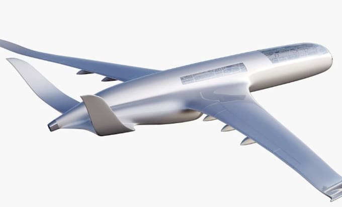 Create realistic 3d product airplane, any kind of aircraft design and ...