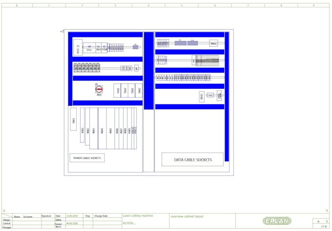 Electrical drawing via eplan or autocad electric by Mbs_automation | Fiverr