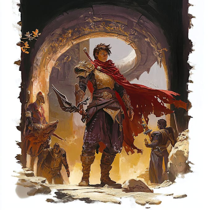 Create a pro illustration of your dnd character or party by Actomene ...