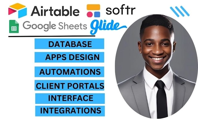 Create webapp and mobile app with appsheet, softr, glide, google sheet ...