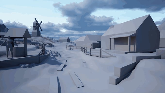 Design 3d game map, low poly or realistic game environment, uefn map creation by Sam7656 | Fiverr