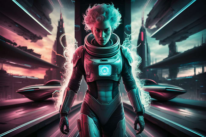 Draw an awesome sci fi character art by Anijaanch | Fiverr