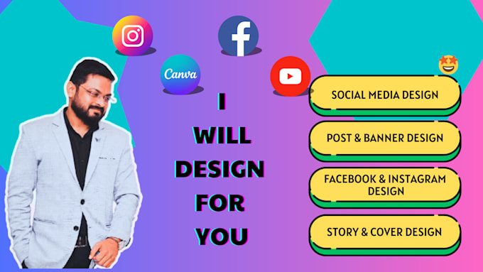 Create and design using canva by Prashant_8919 | Fiverr