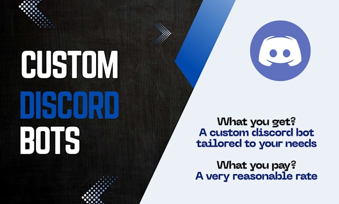 Create a custom discord bot that suits your needs for an affordable rate by Sidharth_py | Fiverr