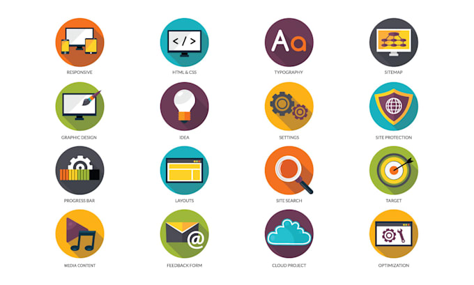 Design custom icon for website and mobile app by Logohub928 | Fiverr