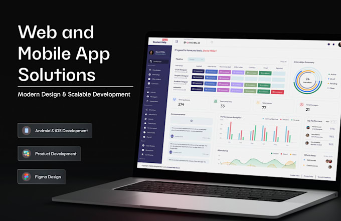 Develop custom web and mobile apps and design applications by Namira06 | Fiverr