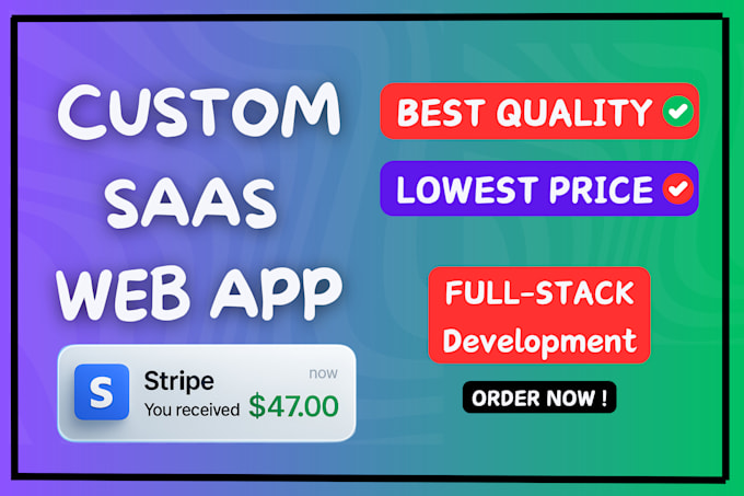 Build ai saas full stack high converting web app with react,next js ...