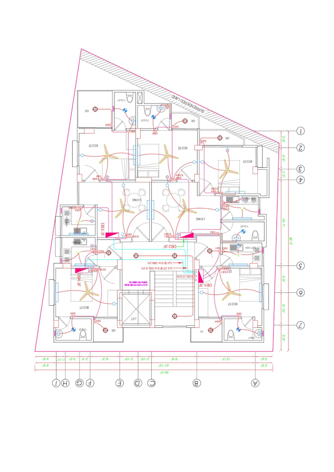Draw complete architect 2d ,electrical design, solar pv plant design ...