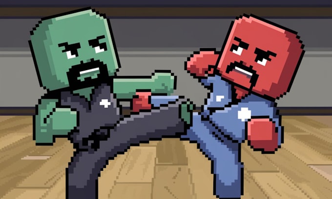 Do 2d pixel game art, pixel tilesets, 2d pixel, pixel backgrounds, 2d ...