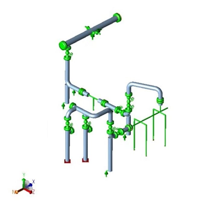Perform piping stress analysis using caesar ii by Izsath | Fiverr