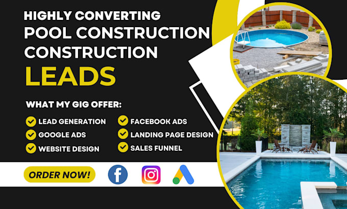 Generate pool construction leads construction leads pool contractor ...