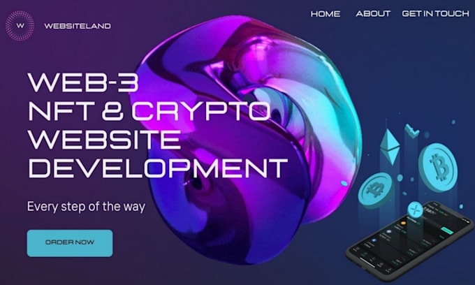 Design nft marketplace and website, custom nft landing page by Iamowaiz ...